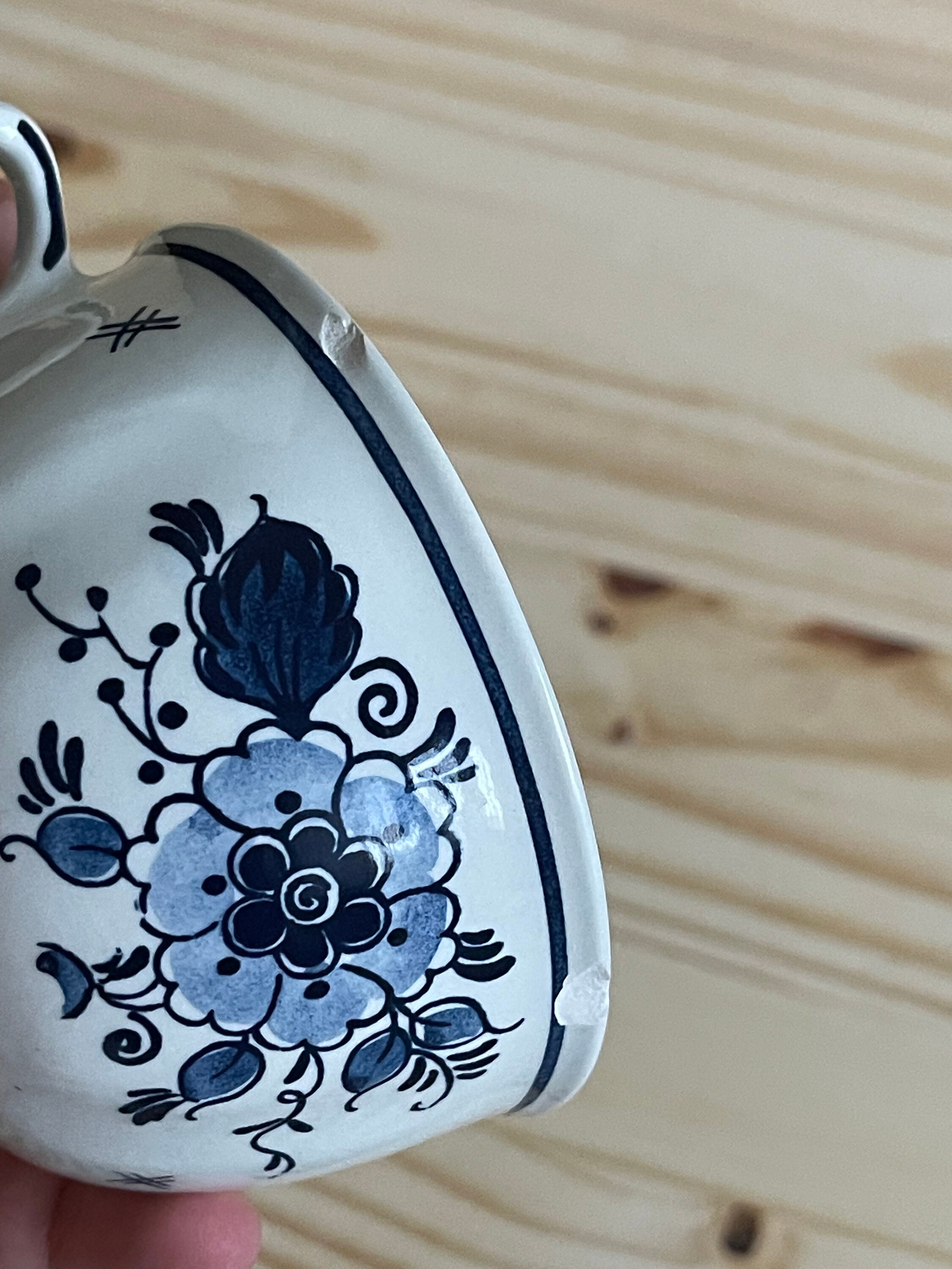 VINTAGE ROYAL GOEDEWAAGEN Blue Delft Handmade Holland Set of Four - Etsy