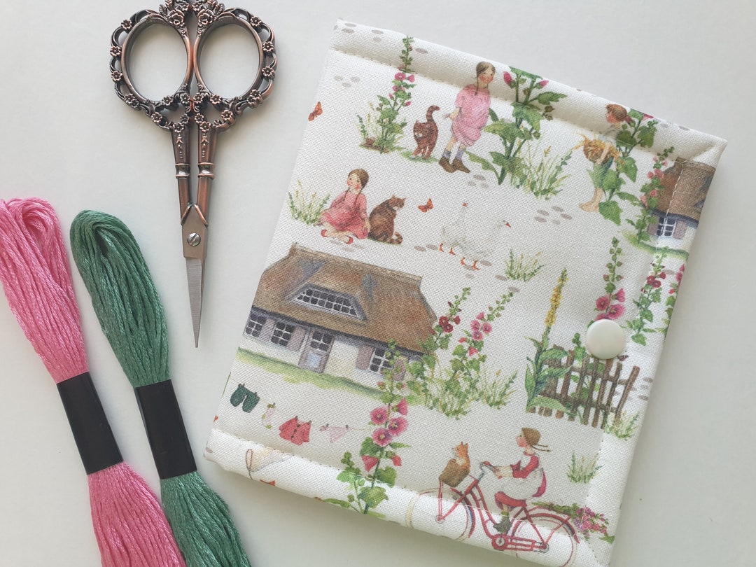Thread/floss Keeper, Cottage Garden, Acufactum. ORT Saver, Project Pal for Cross Stitch ...
