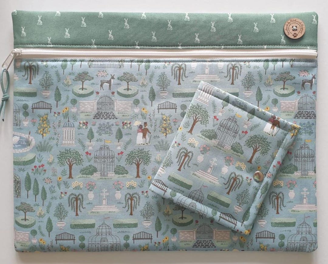 Ready to Ship Jane Austen at Home 'emma' Project Bag W14"xh11" With ...