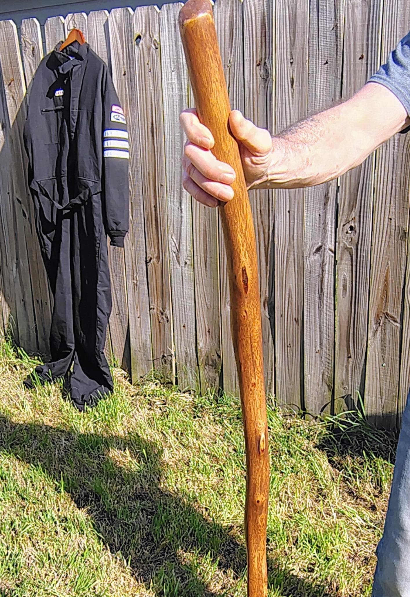 Handmade Rustic Hardwood Walking Stick 58