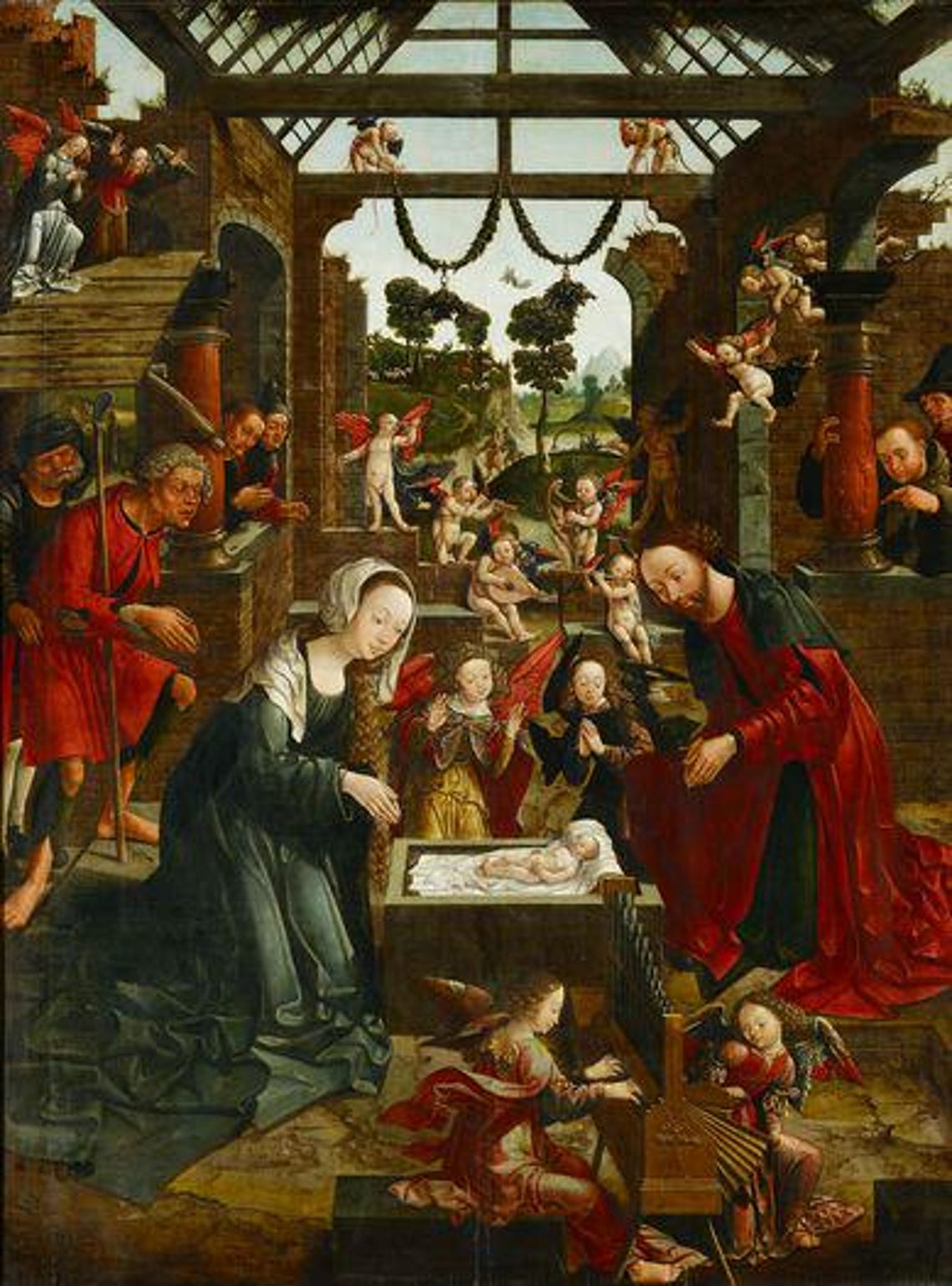 Early 16th Century Painting of the Nativity A5 Greeting Card - Etsy