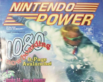 Nintendo Power 1998 Issue 1080 Snowboarding Rampage - Etsy