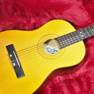 Vintage Acoustic Mini Guitar Bestler Light Dark Wood Pine Brass ...