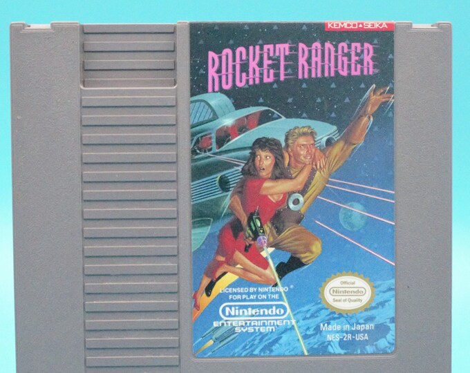 Vintage Nintendo Video Game Cartridge Rocket Ranger Original NES 8-bit ...