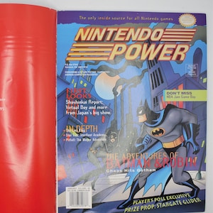Nintendo Power 1995 Issue Special '95 Edition Batman and - Etsy