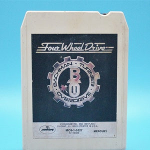 Vintage 1975 8-track BTO Bachman Turner Overdrive Album Four Wheel Drive Stereo 8 Cassette ...