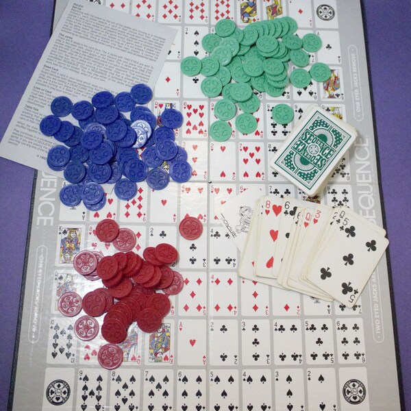 Sequence Board Game - Etsy