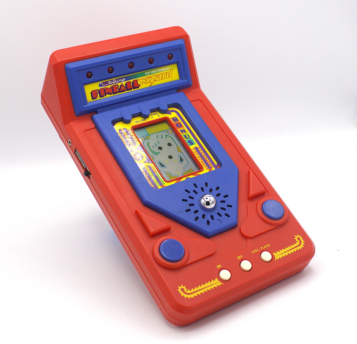 Vintage 1980s Pinball Wizard Electronic Talking Pinball Handheld Game ...