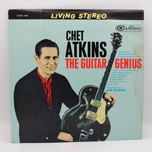 Vintage 1963 Vinyl Chet Atkins the Guitar Genius Album 12" Stereo LP ...