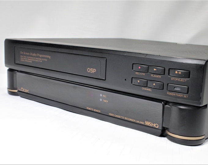 Vintage VCR Cassette Tape Recorder Player VHS Audio Video Recorder on ...