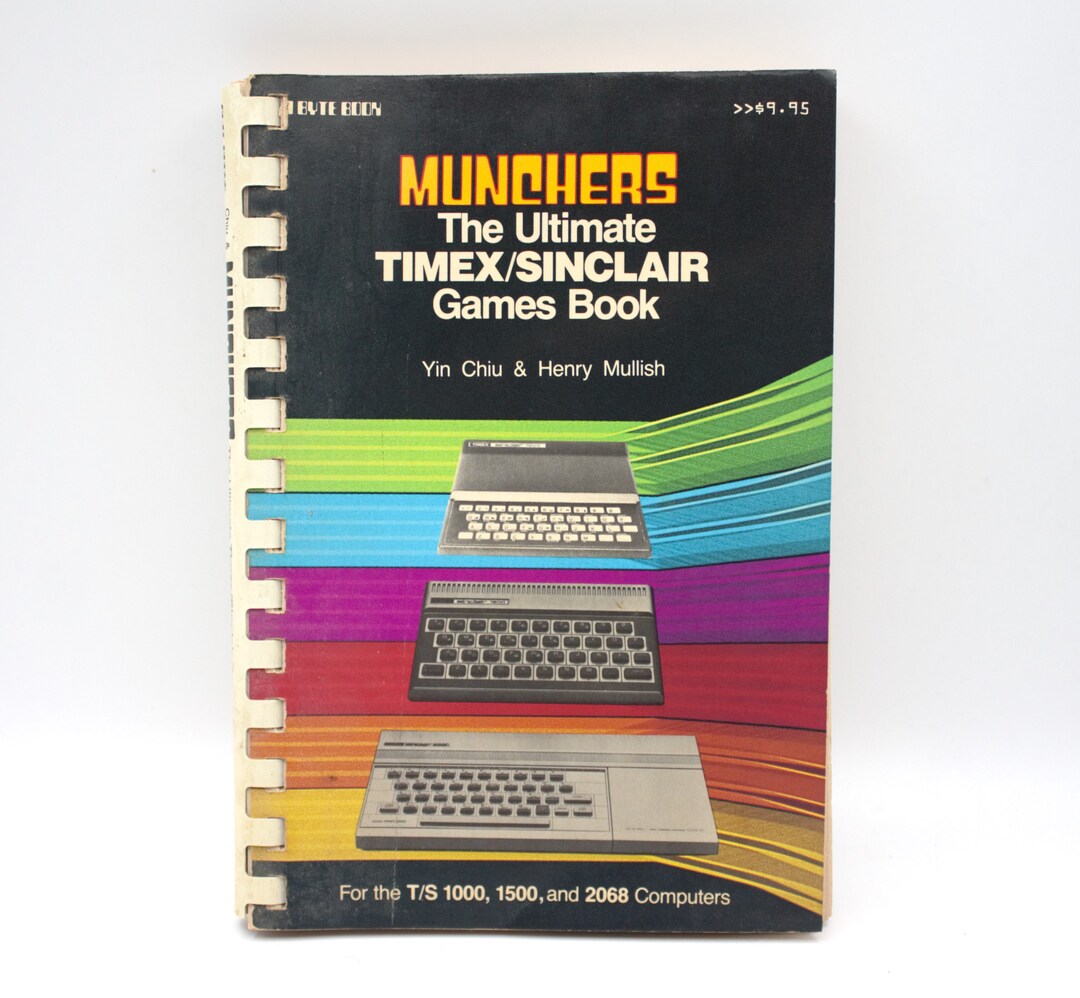 Vintage 1984 Munchers the Ultimate Timex/sinclair Game Book PC Gamming ...