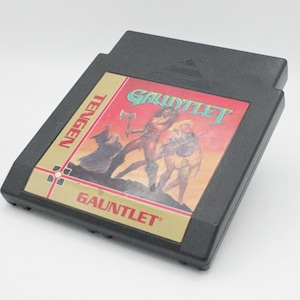 Vintage Nintendo Game Gauntlet Black Unlicensed Cart Original NES 8-bit ...