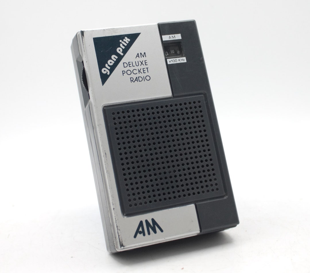 Vintage Transistor Radio Mini Deluxe Pocket Radio AM Solid State ...