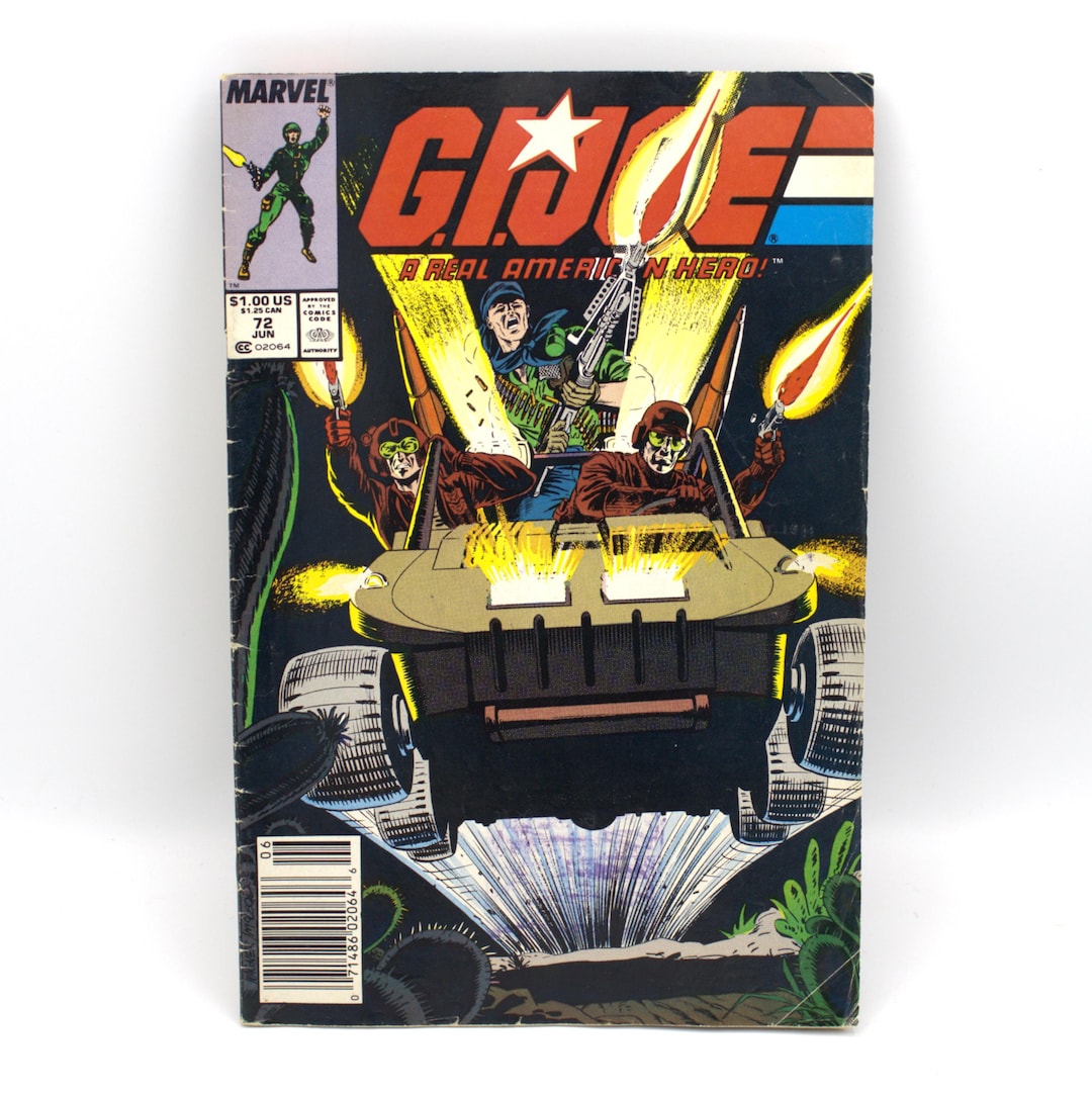 Vintage 1988 GI JOE Comic Book Issue 72 June "stiletto" Tunnel Rat ...