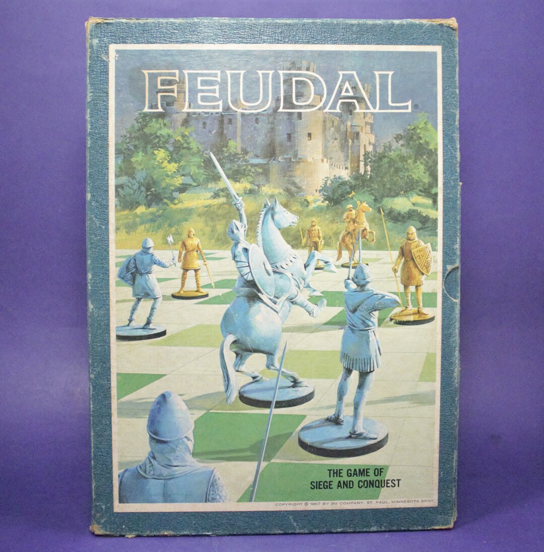 Vintage 1960s Strategy Game Feudal Medieval War Military Battle ...
