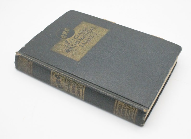 Vintage 1950s Standard Mathematical Tables Hardcover Book 11th Edition ...