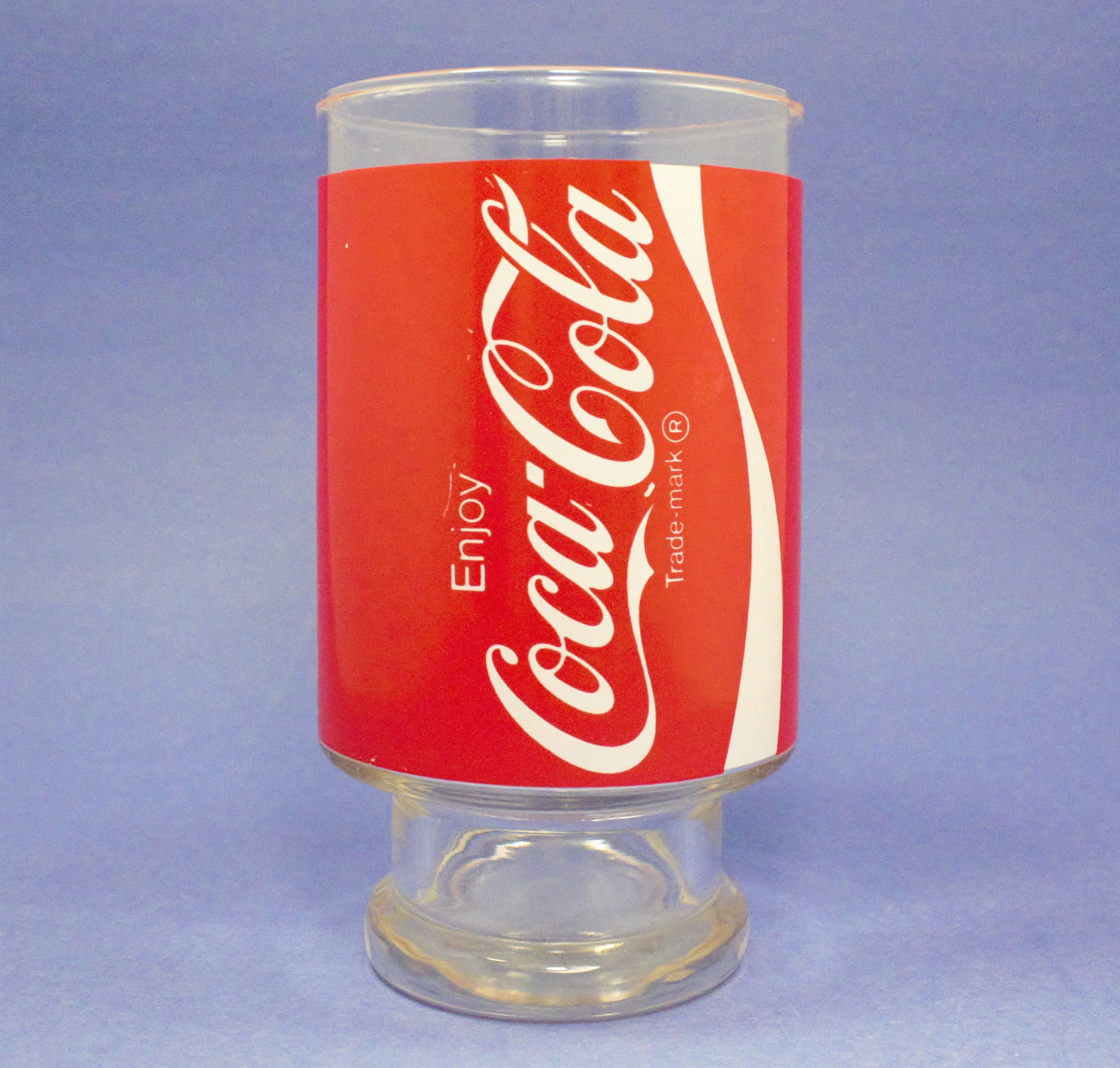 Coca Cola Glass Red