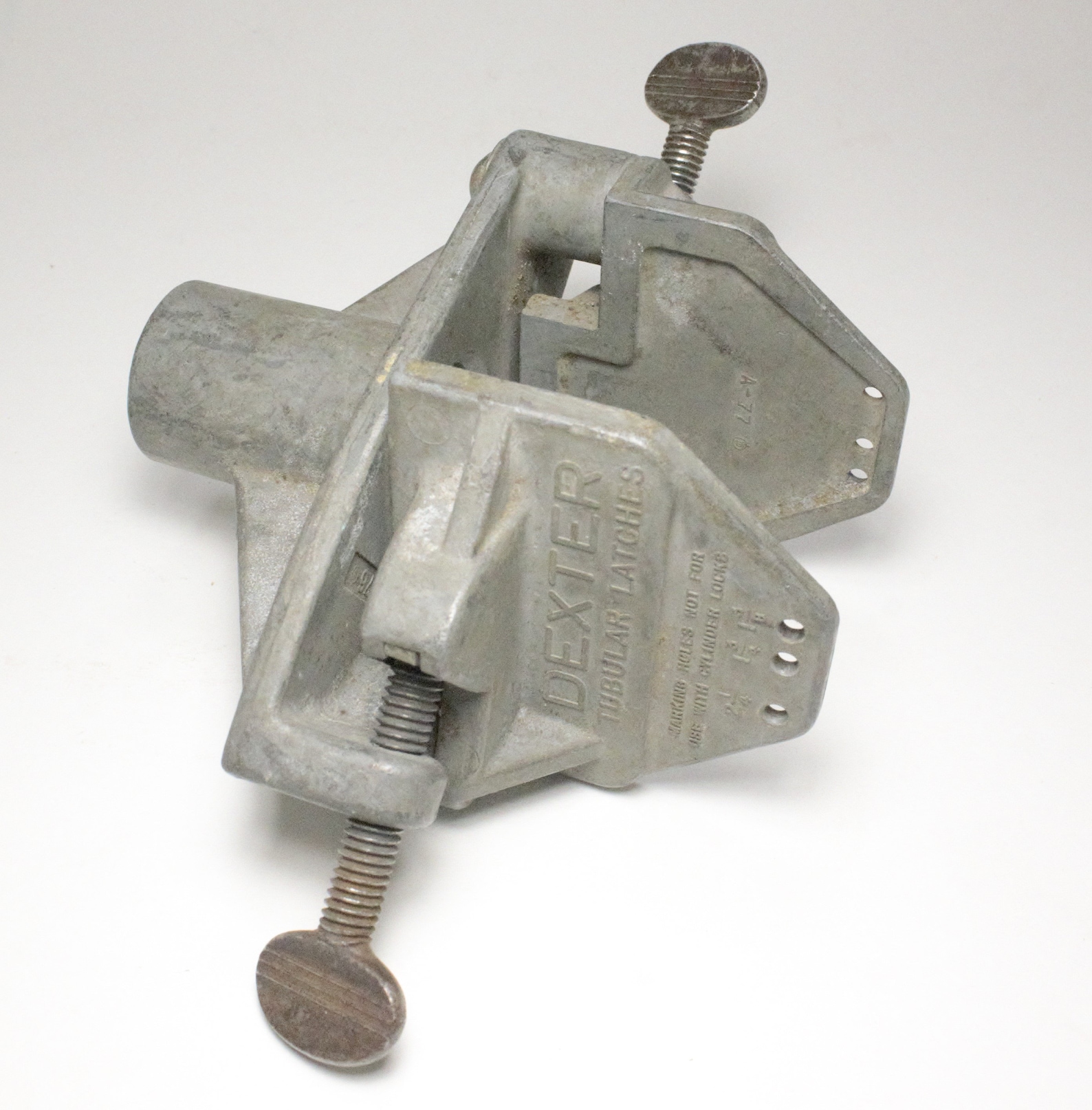 Vintage Dexter Tubular Latches Door Drilling Clamping Tool Carpentry ...