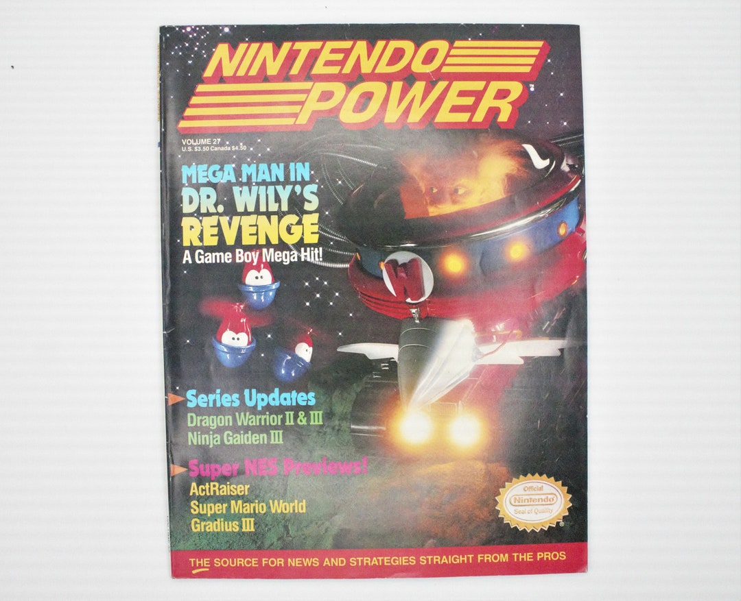 Nintendo Power 1991 Issue Mega Man II Dr. Wily's Revenge Ninja Gaiden 2 ...