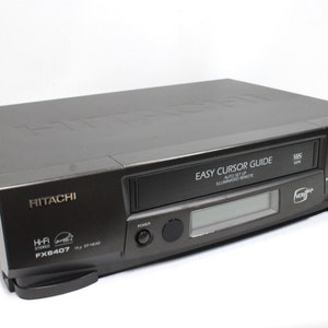 Vintage VCR Video Cassette VHS Tape Player Recorder Hi-fi Stereo Output ...
