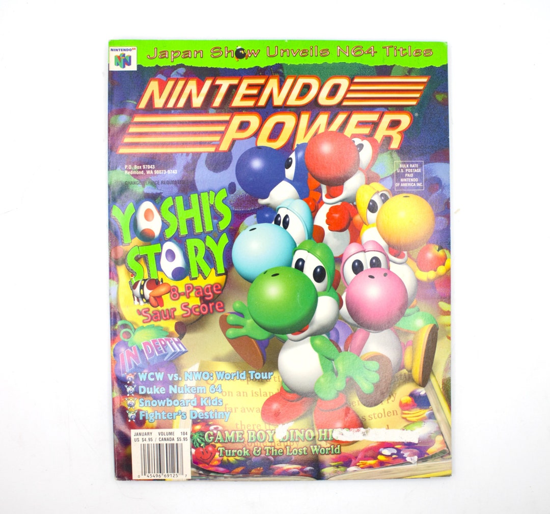 Nintendo Power 1998 Issue Yoshi's Story Duke Nukem WCW Diddy Kong ...