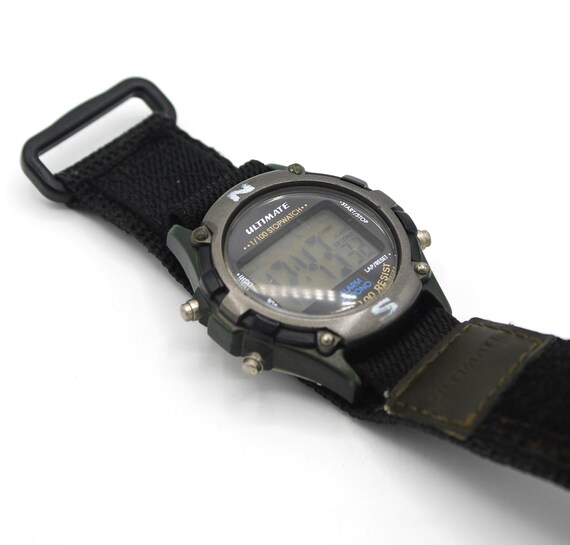 Vintage 1990s digital watch Ultimate chronograph stop… - Gem