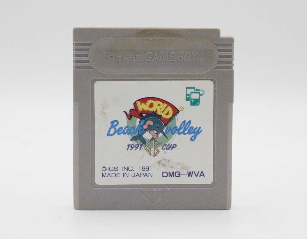 Vintage 1990s World Beach Volley 1991 Cup Volleyball Game Boy Game ...