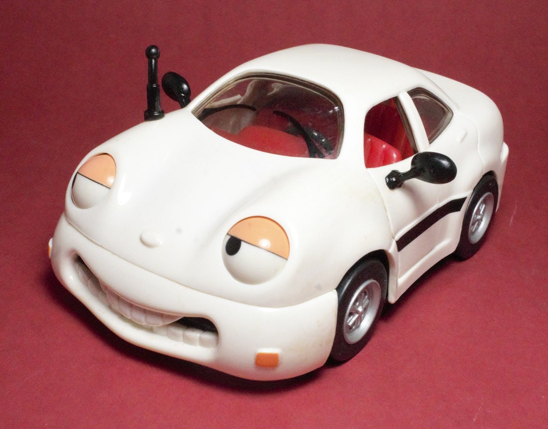Vintage 1996 Chevron Car Sam Sedan No.1 Cute Animated - Etsy