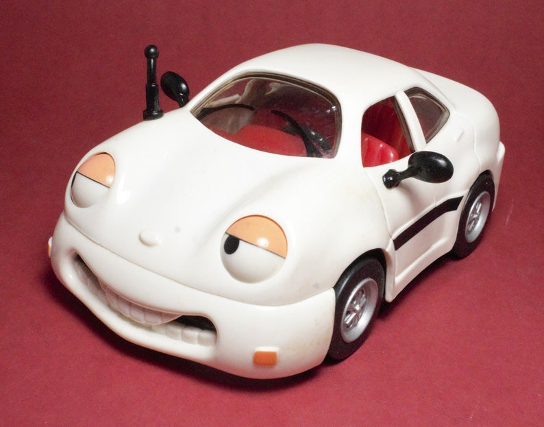 Vintage 1996 Chevron Car Sam Sedan No.1 Cute Animated - Etsy
