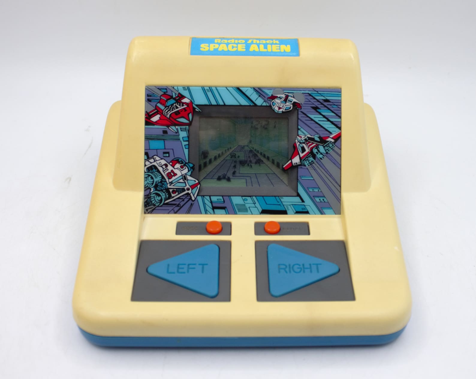 Vintage Space Alien Battle Racing Game Mini Arcade Big Button Handheld ...