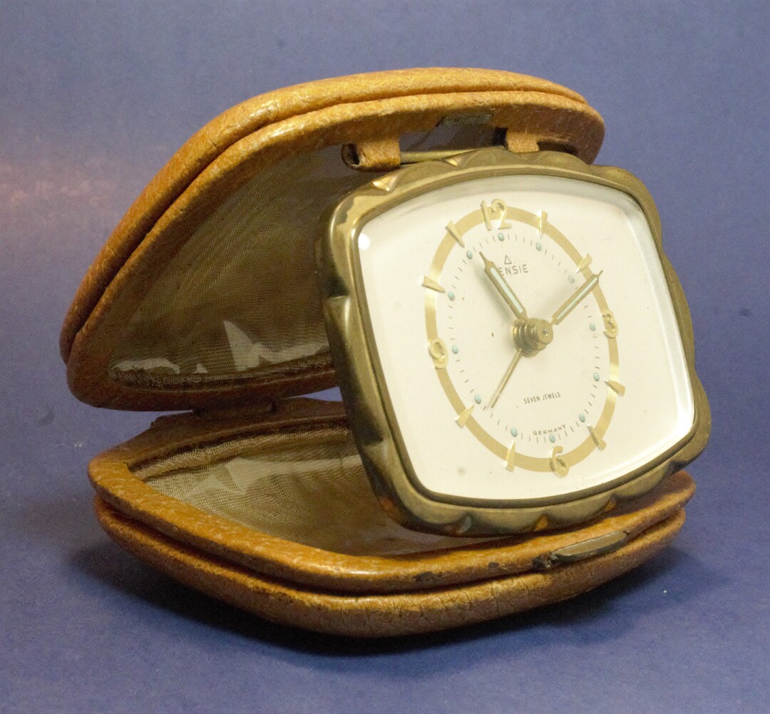 Vintage Alarm Clock Travel Alarm Rensie Watch Corp Germany - Etsy
