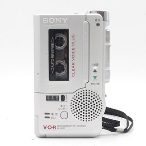 Vintage Sony Microcassette-corder Mini Cassette Tape Audio Recorder ...