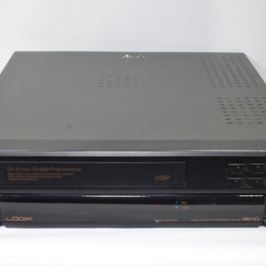 Vintage VCR Cassette Tape Recorder Player VHS Audio Video Recorder on ...