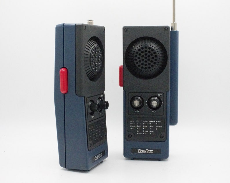 Vintage 1970s Walkie Talkie Set Transceiver Radio Pair Morse - Etsy