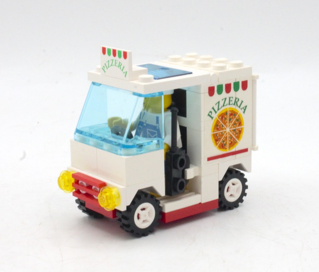 Vintage Lego Pizza Delivery Van Set Original 1990's With Pizzas and ...