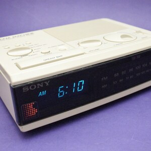 Vintage 1980s Dream Machine Sony Digital Alarm Clock AM-FM - Etsy