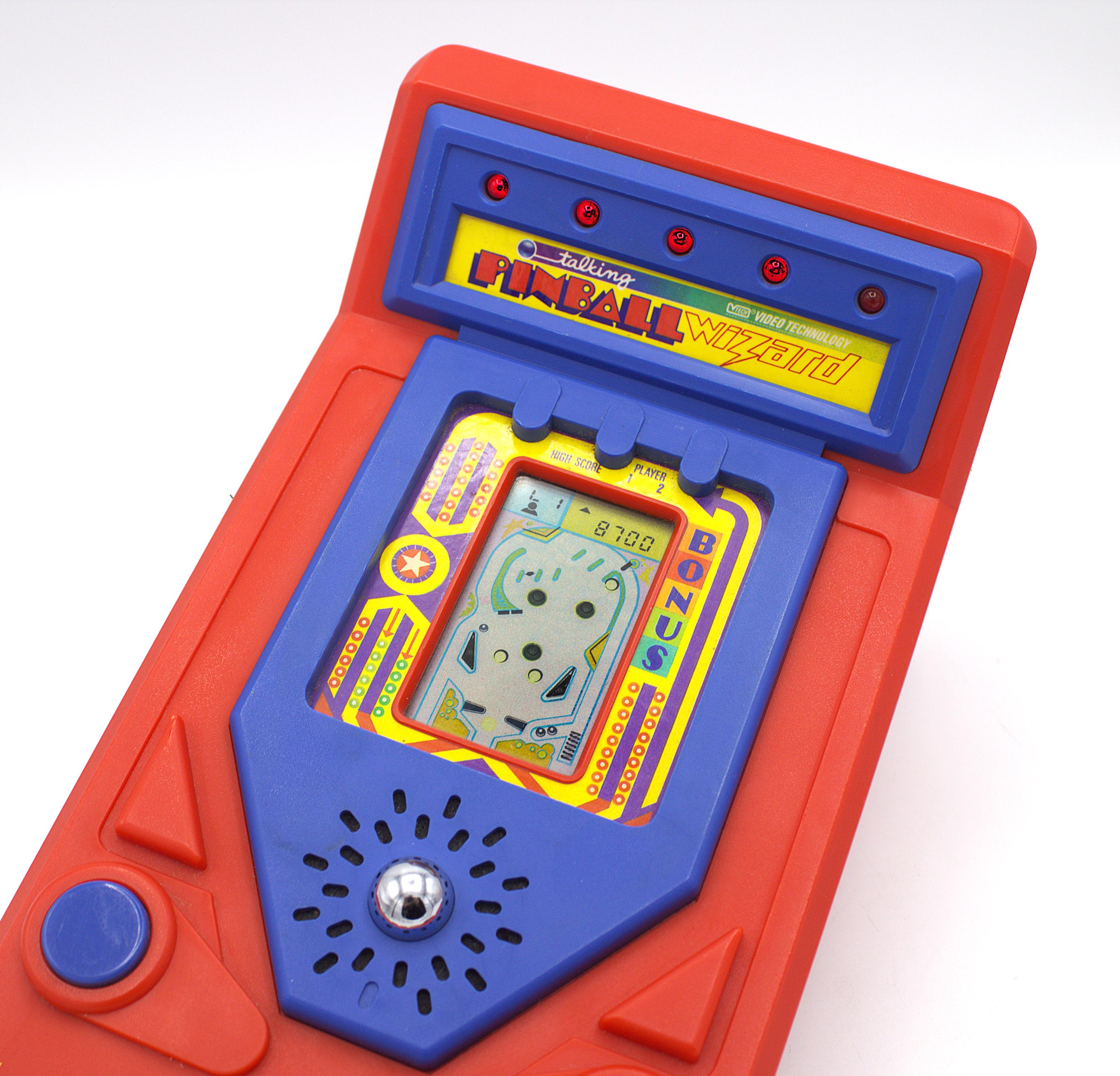 Vintage 1980s Pinball Wizard Electronic Talking Pinball Handheld Game ...