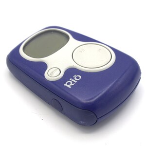 Vintage Rio MP3 Music Player Blue With Backlit LCD Display 64 MB Stereo ...
