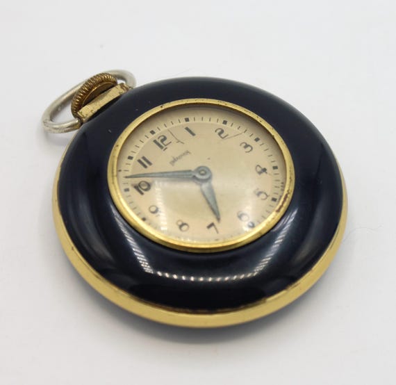 Vintage Ingraham pocket watch spring wound mechanical… - Gem
