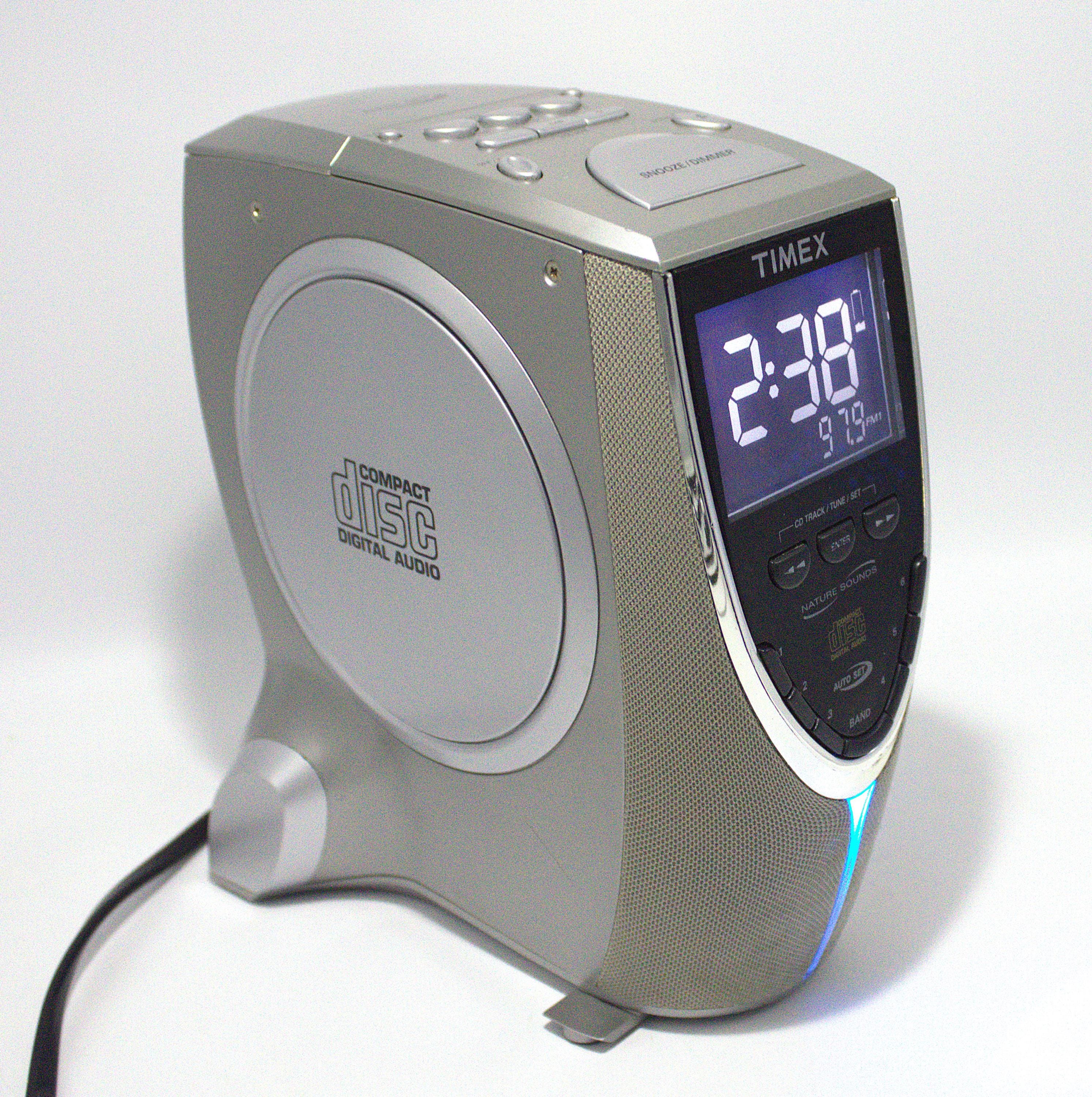 Vintage Stereo CD Player Radio AM/FM Auto Set Digital Alarm Clock ...