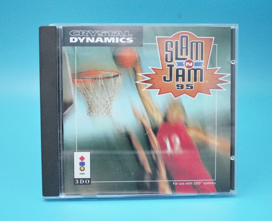 Vintage 3DO Game Slam N Jam 95 CD Basketball Video Game Panasonic 32 ...