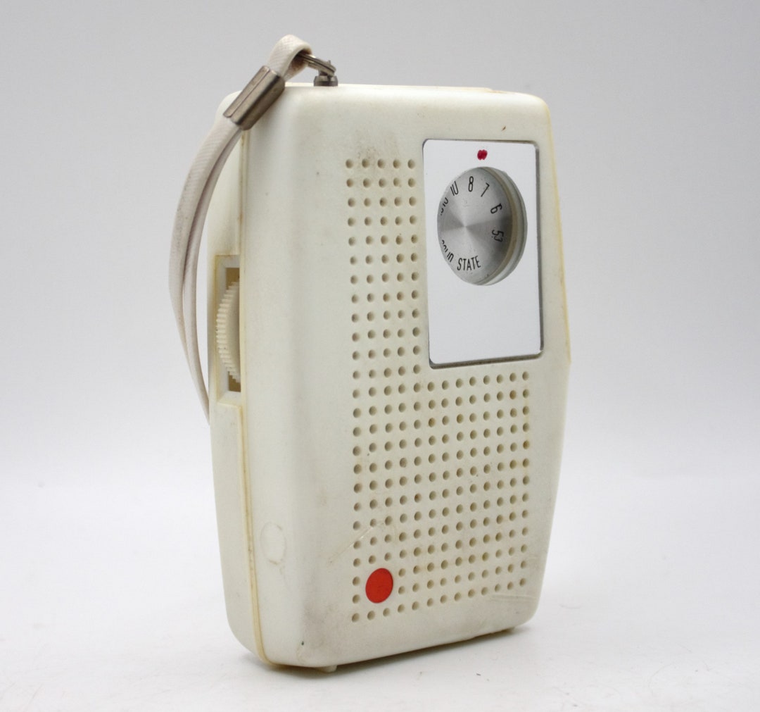 Vintage Transistor Radio Solid State AM Receiver Mini Pocket Audio ...