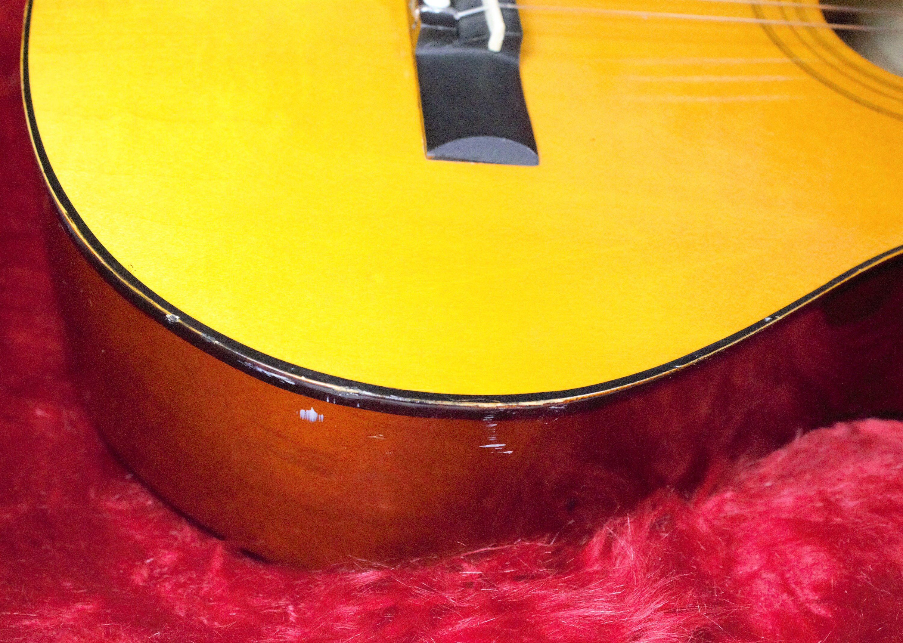 Vintage Acoustic Mini Guitar Bestler Light Dark Wood Pine Brass ...