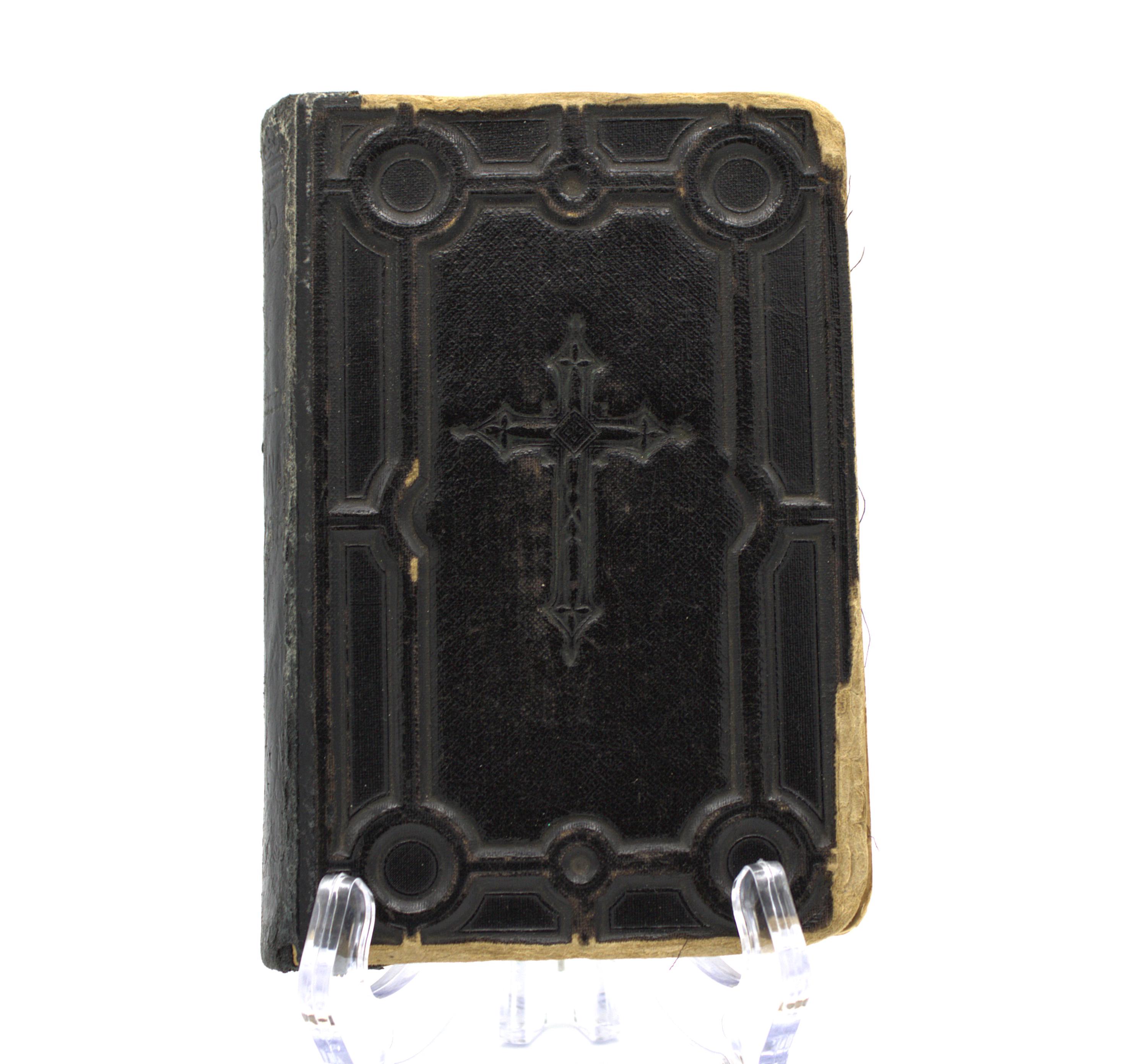 Antique 1920s Maly Kancional German Bible Black Leather Bound Book ...