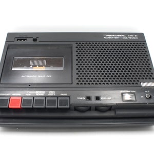 Vintage Cassette Tape Recorder Player Built in Microphone and Speaker ...