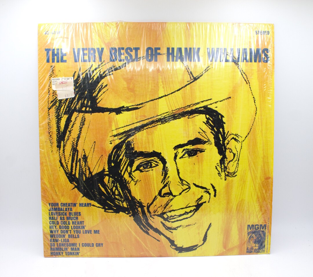 Vintage 1960s Vinyl Hank Williams the Very Best of Album High Fidelity ...