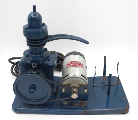 Vintage Air Brush Mini Air Compressor Spray Paint Electric Motor Pump Spray Master Chicago USA Etsy
