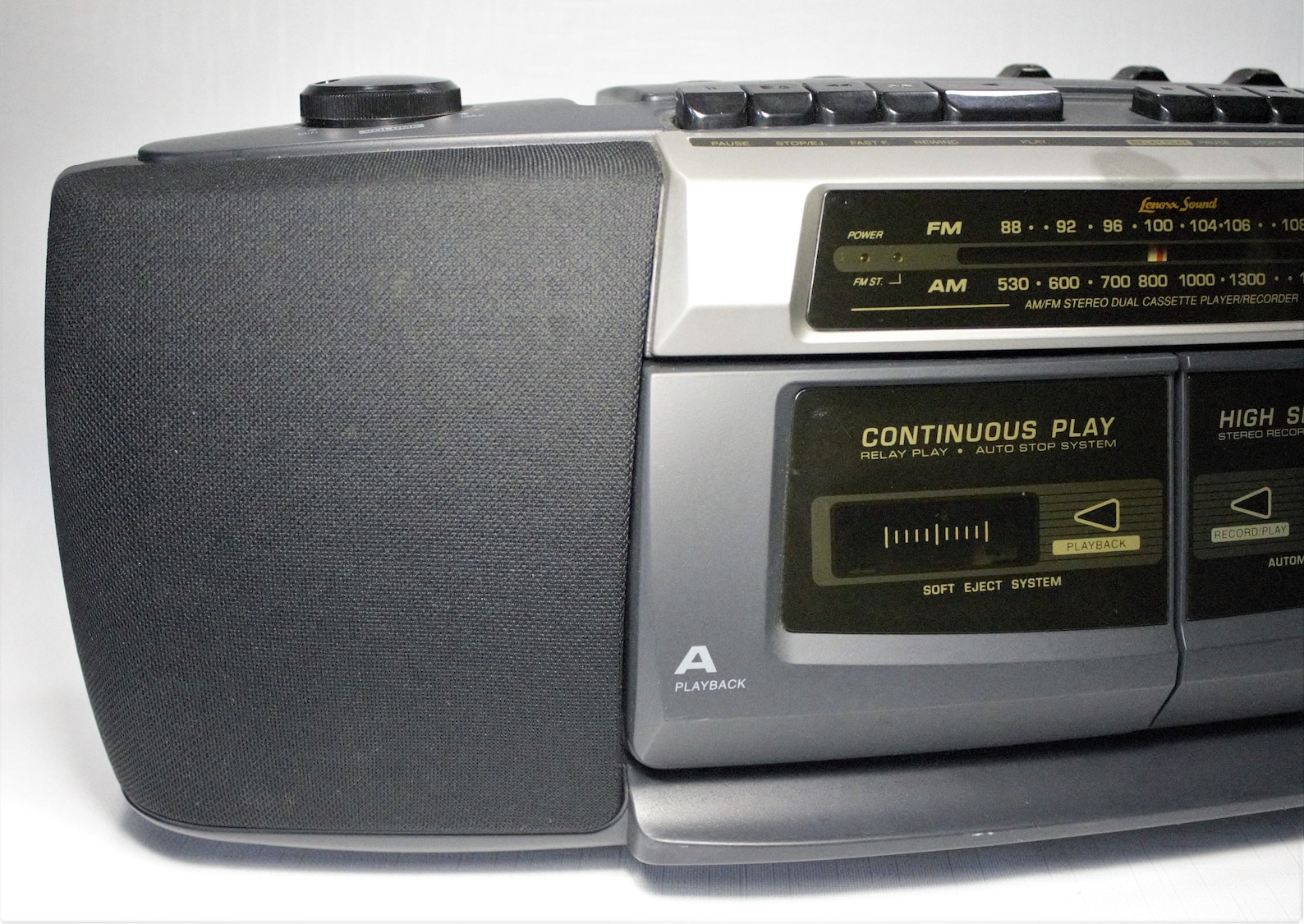 Vintage Boombox Stereo Dual Tape Player AM-FM Radio Cassette - Etsy