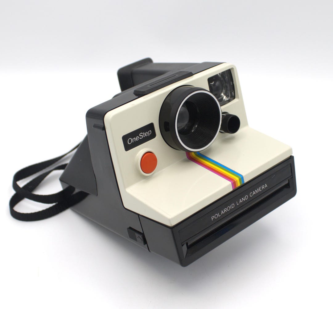 Vintage 1980s Polaroid One Step Land Camera Instant Photography Film ...