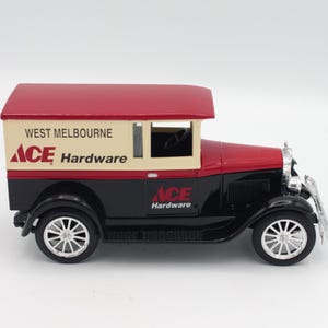 Vintage 1928 Chevrolet Panel Van Die Cast Metal Model Replica Coin Bank ...